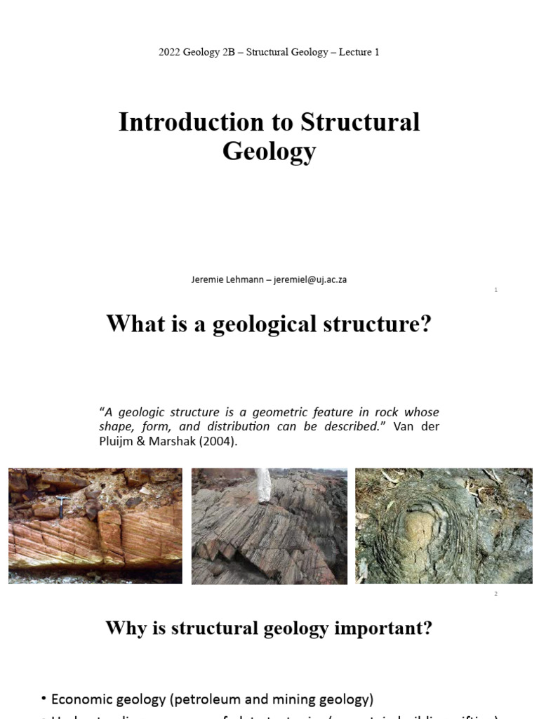 Lecture01 - Primary - and - Non-Tectonic - Structures 2023 | Download Free PDF | Structural ...