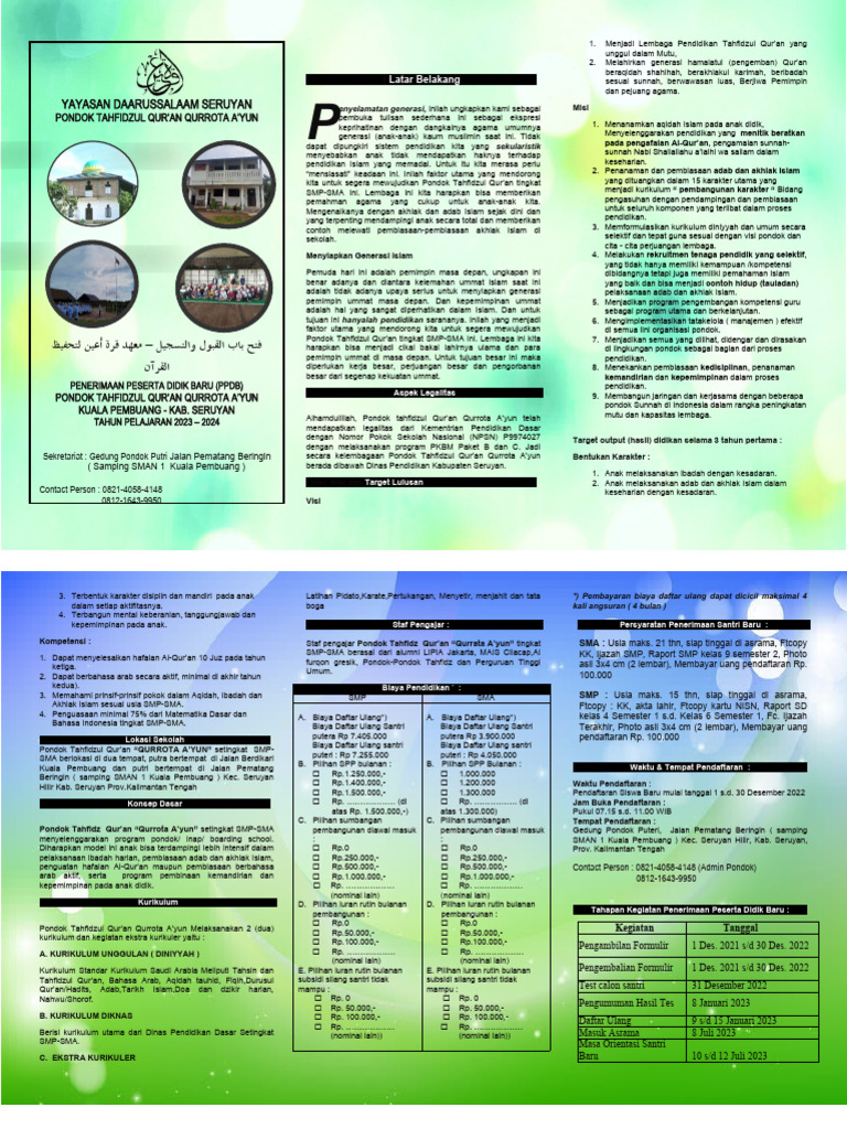 Pamplet PPDB SMP-SMA QA 2023-2024(1) | PDF