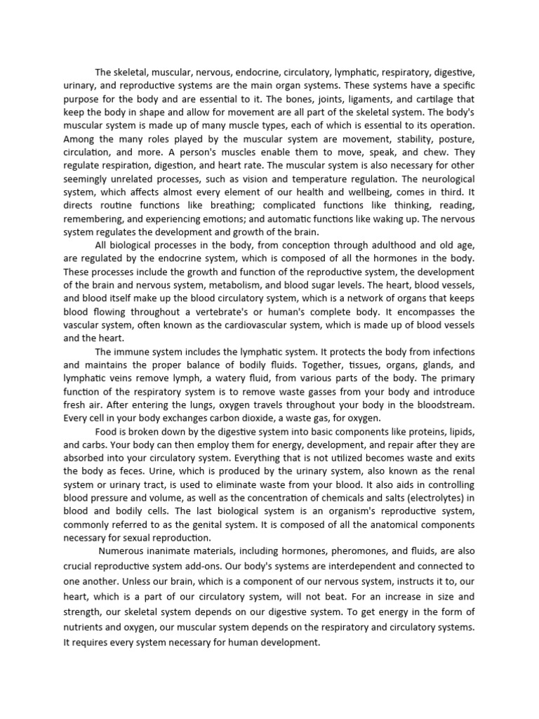 Human Body | PDF | Human Body | Endocrine System