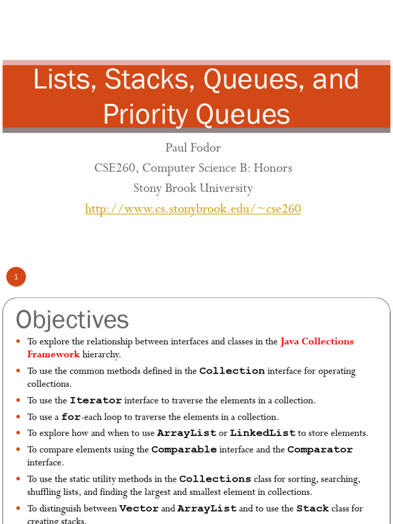 Lists Stacks Queues and Priority Queues | PDF | Queue (Abstract Data Type) | Class (Computer ...