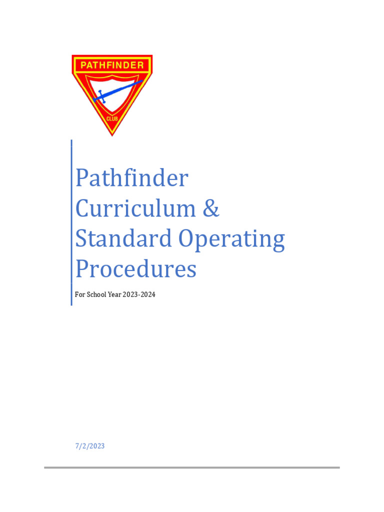 Pathfinder Curriculum 2023-2024 | PDF | Jesus | Seventh Day Adventist ...