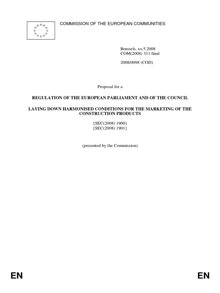 EU Construction Products Regulation | PDF | European Union ...