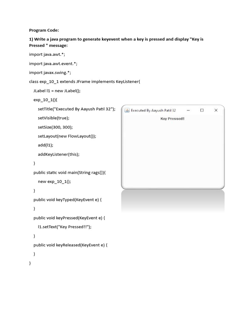 Exp 10 | PDF | Computer Engineering | Computer Programming
