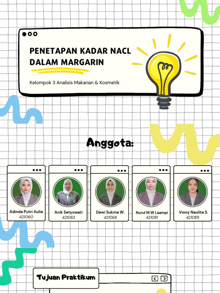 Analisis Kadar NaCl dalam Margarin | PDF