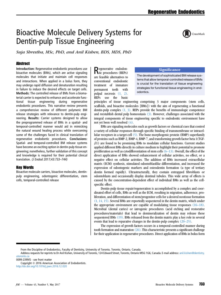 Shrestha_Kishen_2017_Bioactive Molecule Delivery Systems for Dentin ...