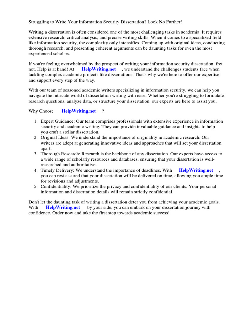 Information Security Dissertation Ideas | PDF | Security | Computer Security