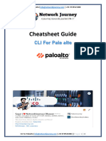 Palo Alto CLI Command Cheat Sheet v2.3 | PDF | Ip Address | Virtual Private Network