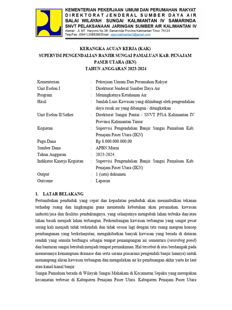 Kak SPV Banjir Pamaluan | PDF