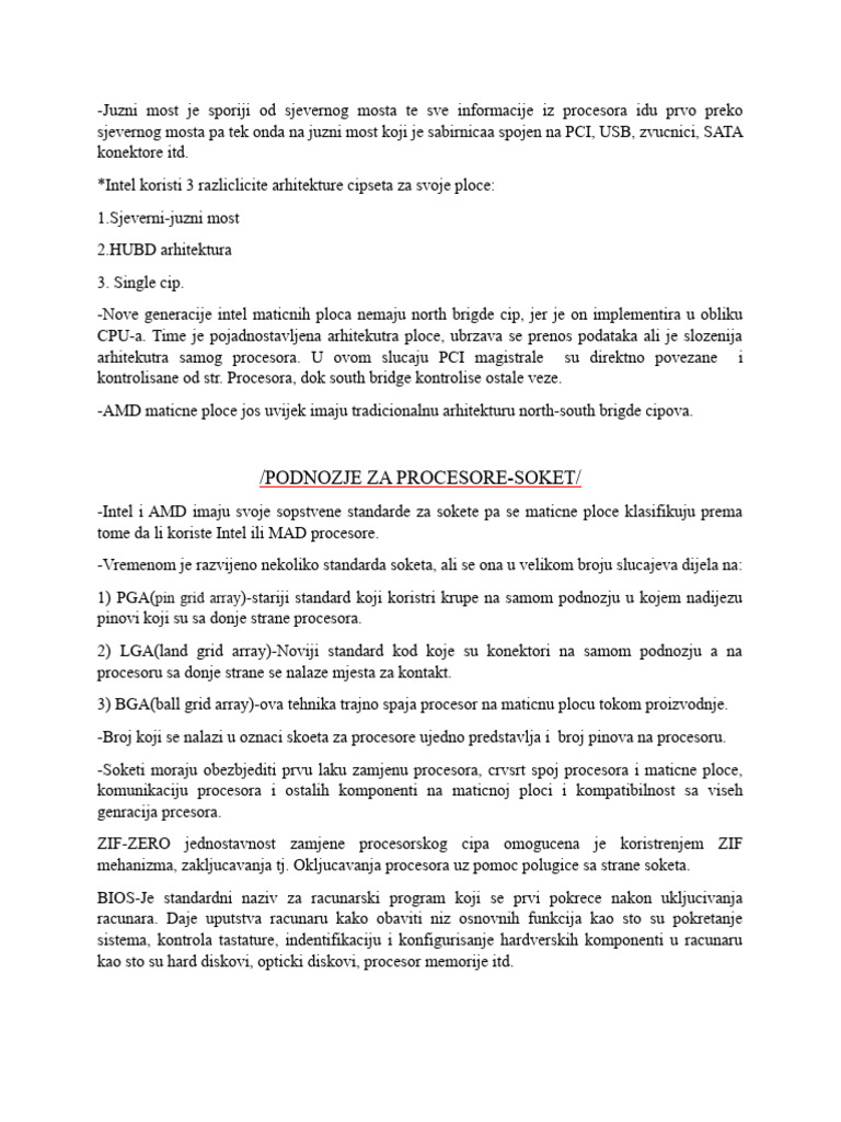 racunarski hardver 4 | PDF