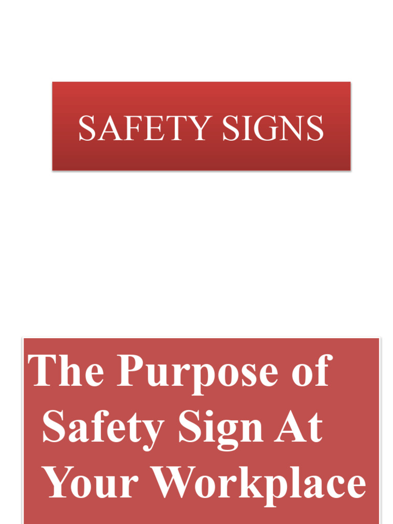 3c Safety Signs | Download Free PDF | Safety | Occupational Safety And ...