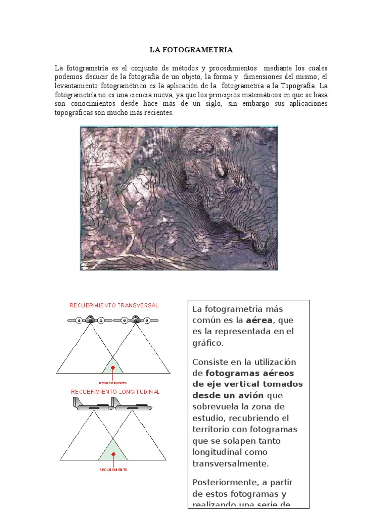 FOTOGRAMETRIA | Aerial Photography | Camera