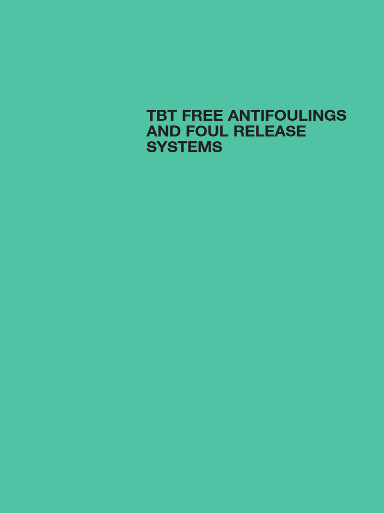 05-TBT Free Antifoul and Foul Release Systems | PDF | Solubility | Paint