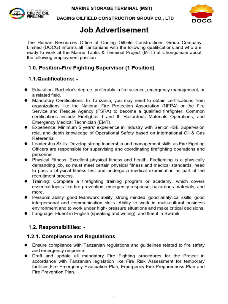 Fire-Fighting-Supervisor | PDF | Fire Safety | Emergency Management