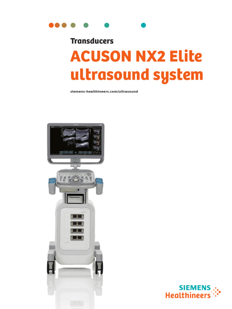 ACUSON NX2 Elite Transducer Overview | PDF | Medical Ultrasound ...