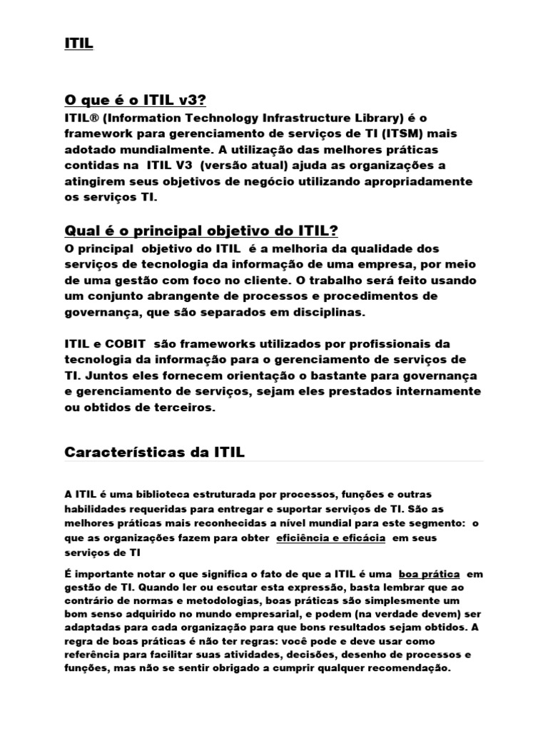 Itil Cobit Iso | PDF | Cobit | Itil Itil Cobit Iso | PDF | Cobit | Itil