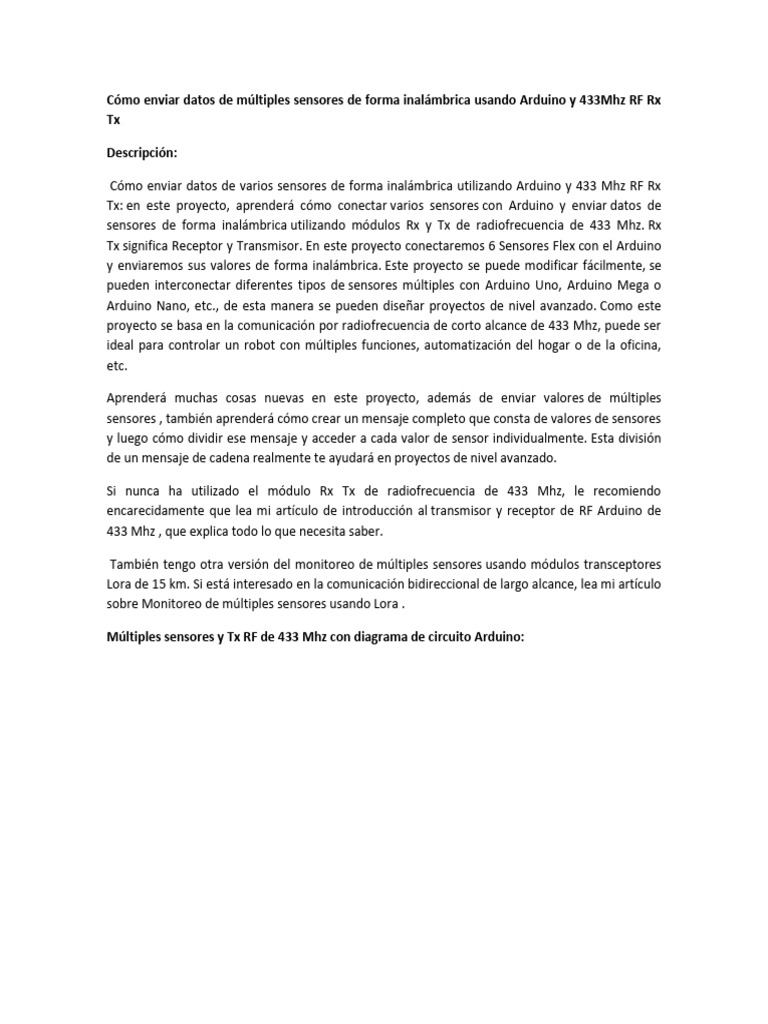 Cómo Enviar Datos de Múltiples Sensores de Forma Inalámbrica Usando ... Cómo Enviar Datos de Múltiples Sensores de Forma Inalámbrica Usando ...