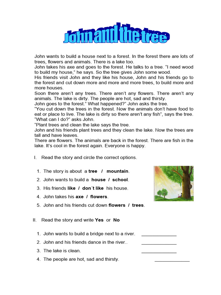 Reading Comprehension Reading Comprehension Exercises - 7014 | PDF | Trees