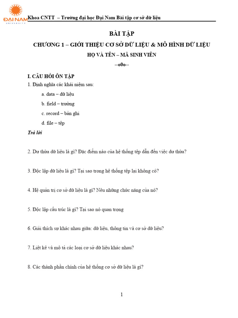 Exercise1 Introdution Data Model Pdf