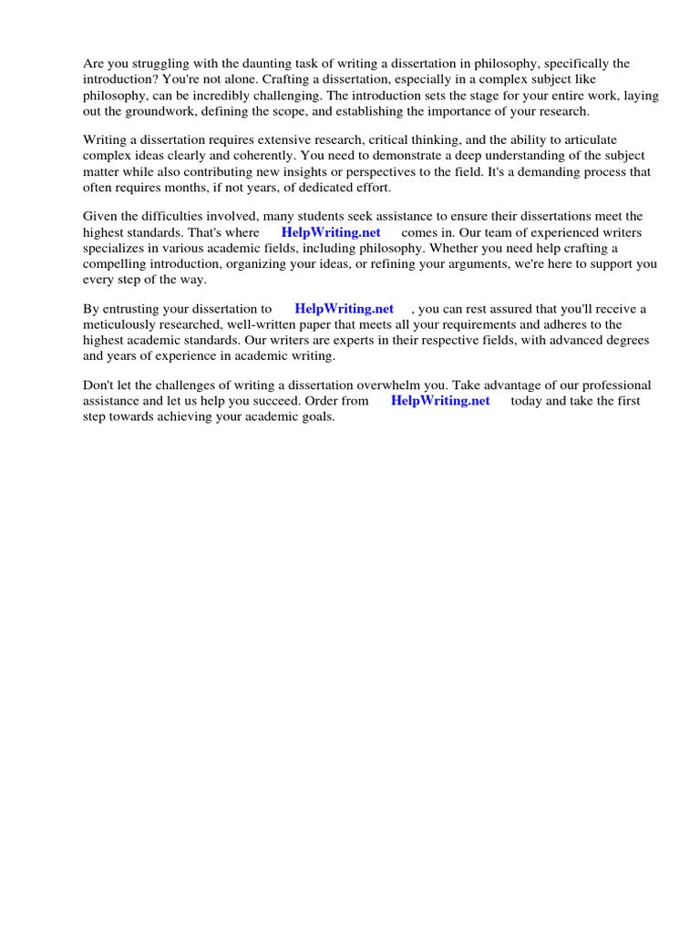 Dissertation Philosophie Lintroduction | PDF | Thesis | Scribd