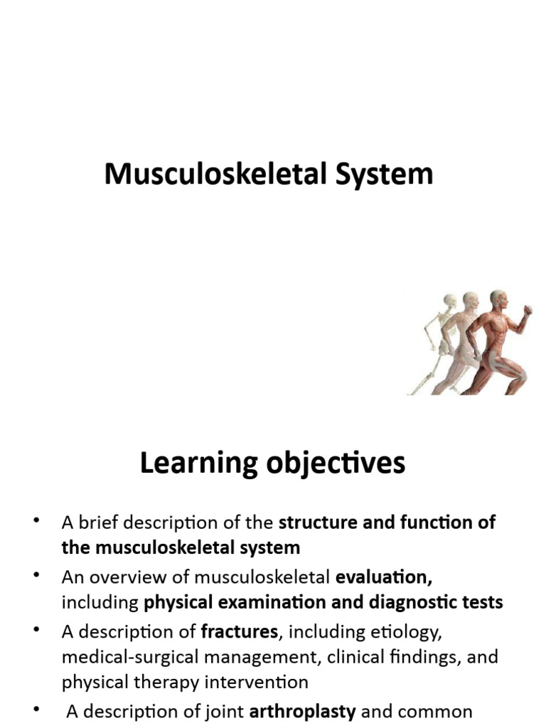 Musculoskeletal System | PDF | Human Musculoskeletal System | Surgery
