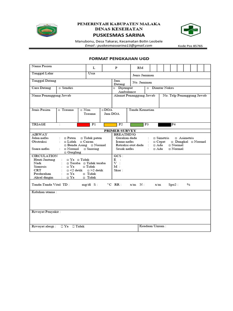 Form Triage Igd | PDF