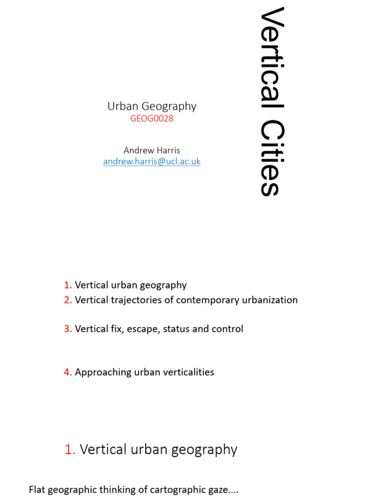 Exploring Vertical Urban Geography | PDF | Mumbai