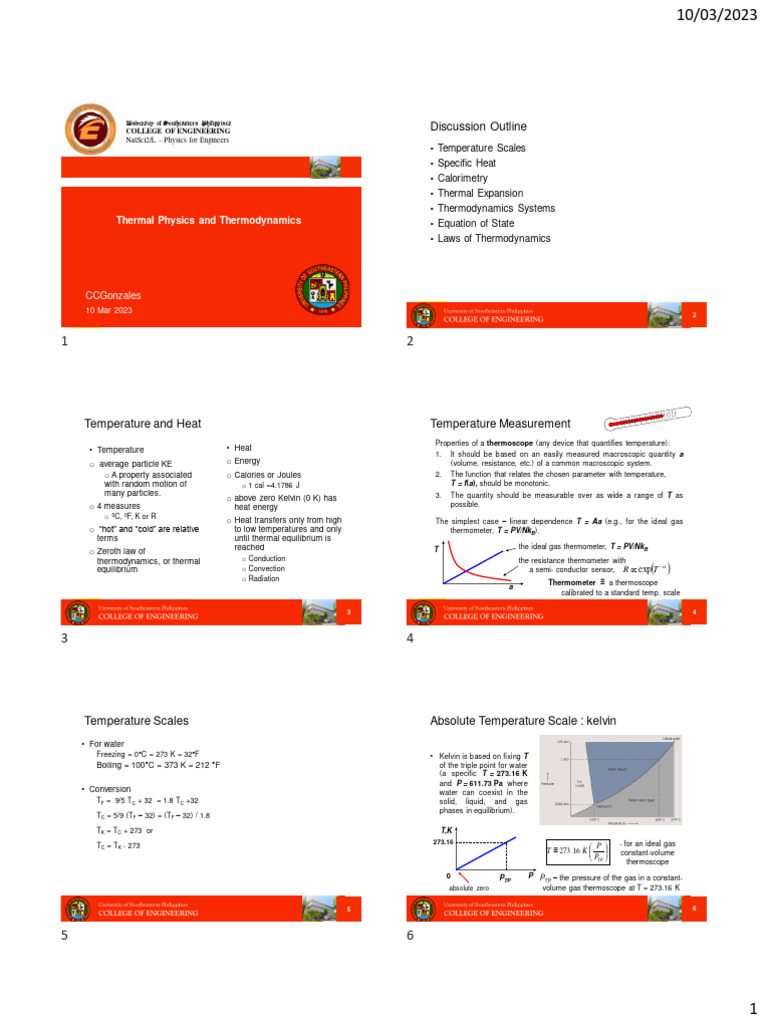 Thermal Physics Thermo Laws | PDF | Temperature | Thermodynamics