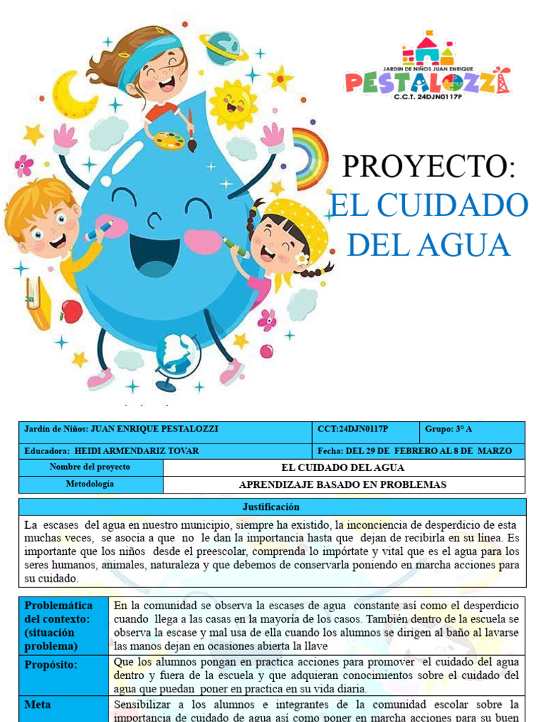 EL CUIDADO DEL AGUA | PDF | Agua | Color