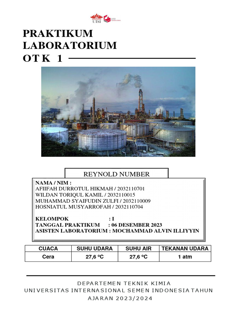 Laporan Praktikum NRE - Kelomlok 1 - Lab OTK 1 | PDF