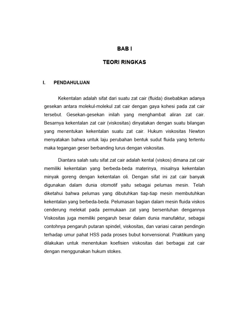 Laprak1 Viskositas Kel.4 Gel.2-17 | PDF