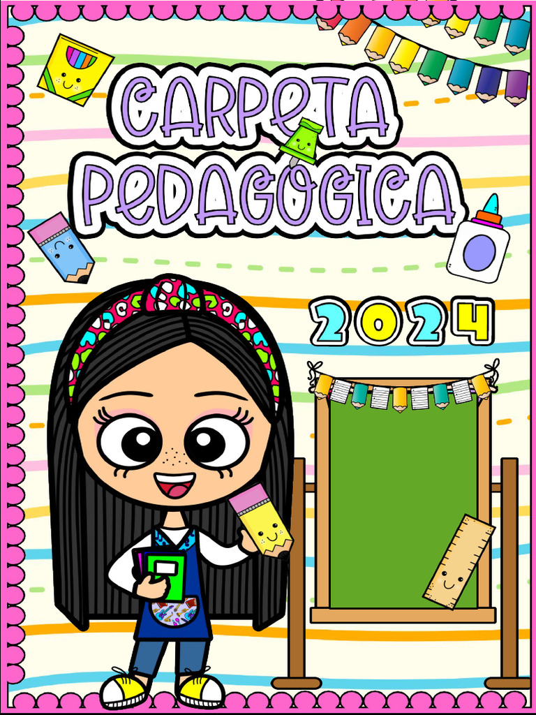 Portada Carpeta Pedagógica 2024 | PDF | Salón de clases | Maestros