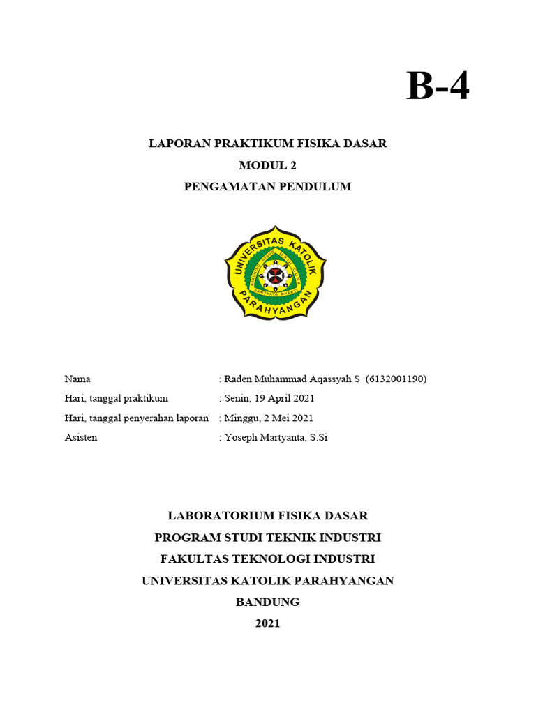 B4 Laporan Modul2 6132001190 | PDF | Sains & Matematika