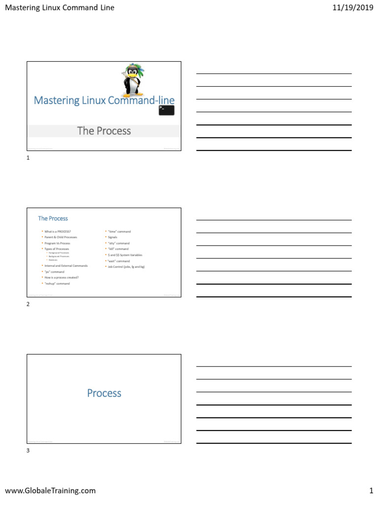 10.1 MasteringLinuxCommandLine-12-Process | PDF | Concurrency (Computer Science) | Computer ...