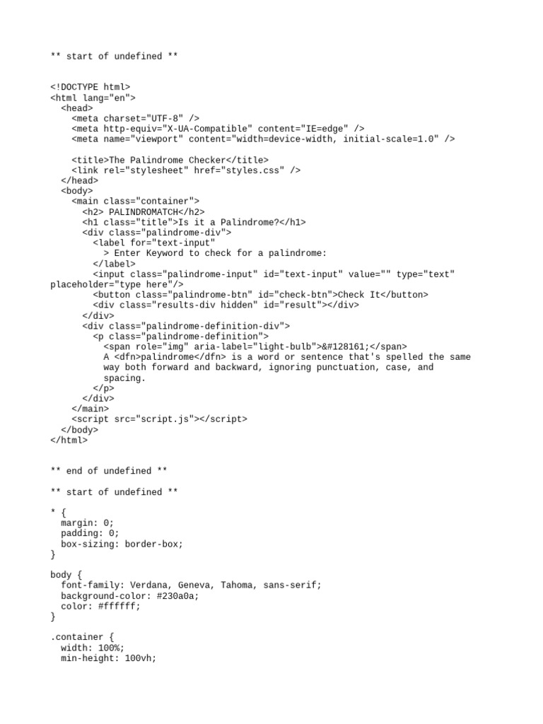 Build A Palindrome Checker | PDF