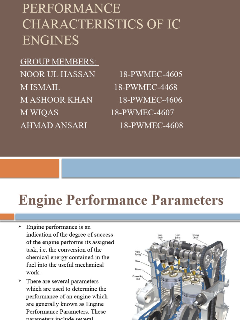 IC Engine Performance Metrics | PDF | Machines | Vehicle Technology