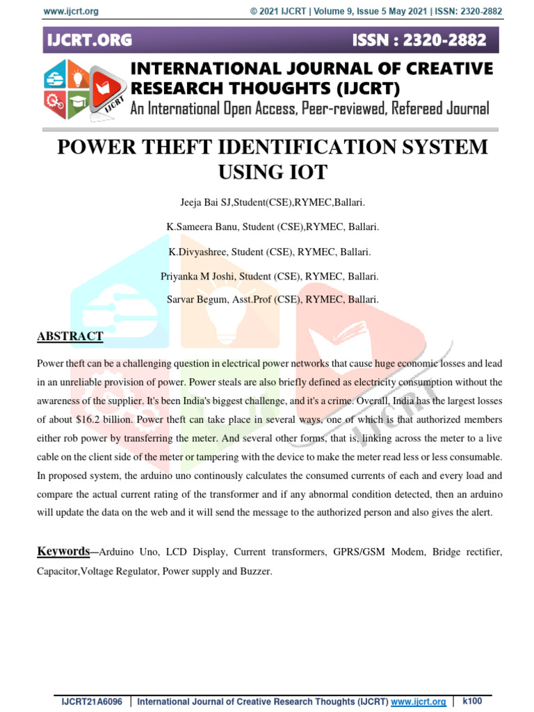 IJCRT21A6096 | PDF | Rectifier | Inductor