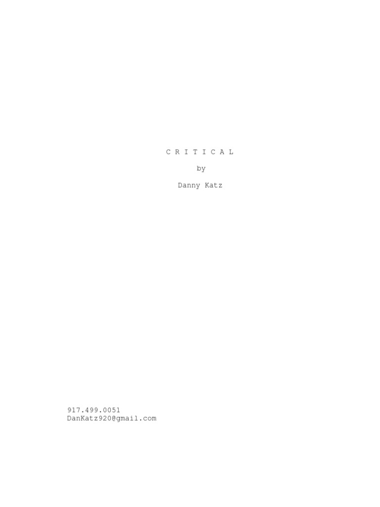 Critical | PDF | Young Adult