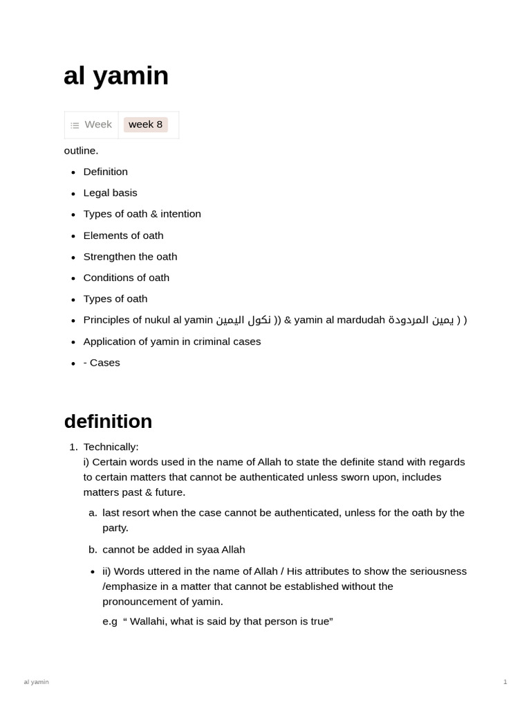 ESC Yamin | PDF