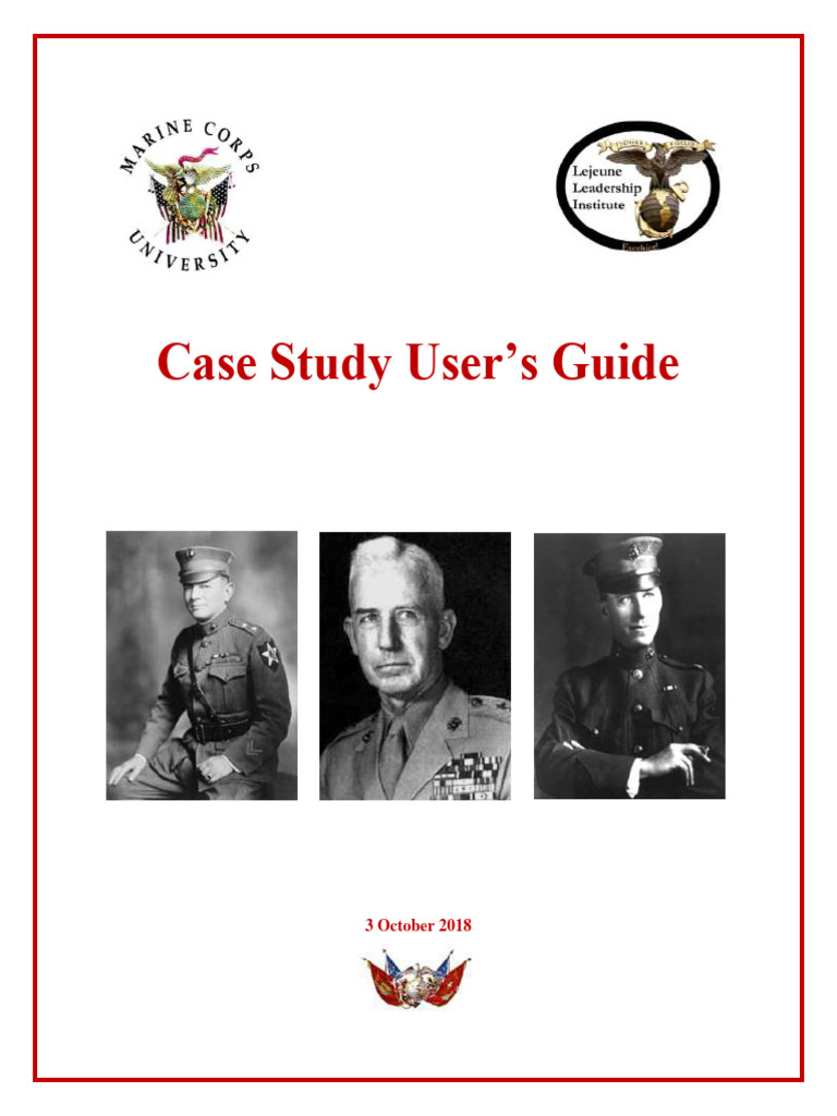 Case Study User's Guide For Military | PDF | Leadership | Decision Making