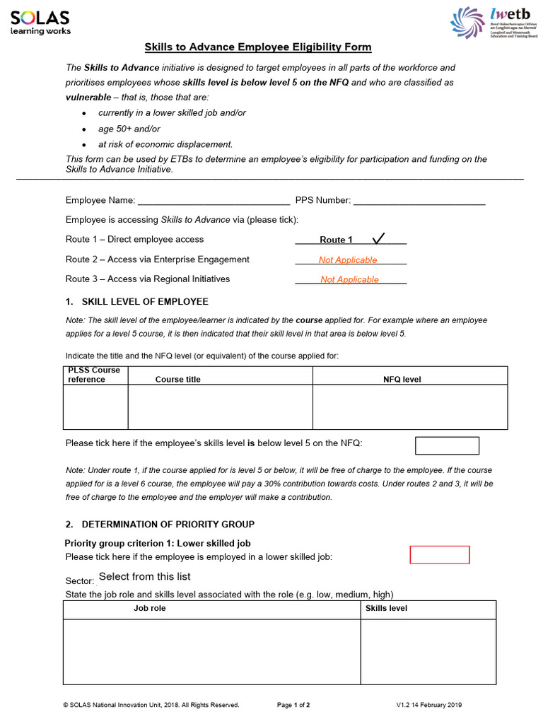 Sta Form | Download Free PDF | Employment | Economies