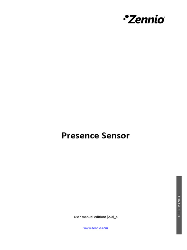 Manual_Presence_Sensor_EN_v2.0_a | PDF | Sensor | Parameter (Computer ...