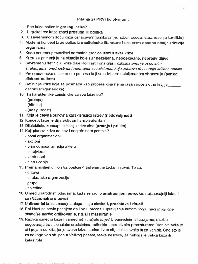 KM 1 Kol SVA Pitanja 17 STR | PDF