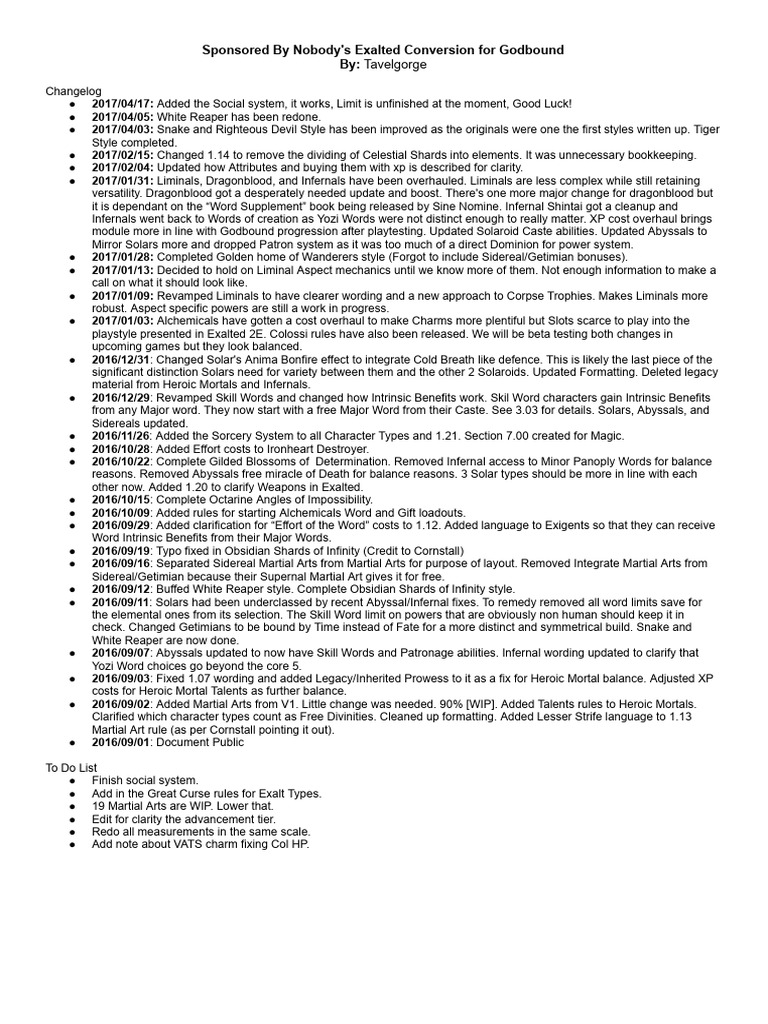 Sponsored by Nobody's Exalted Conversion For Godbound | PDF