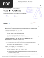 OMPT-D Test Contents | PDF | Function (Mathematics) | Equations