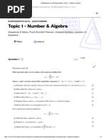 Math Handout (Basic Algebra Rules) PDF | PDF | Multiplication | Numbers