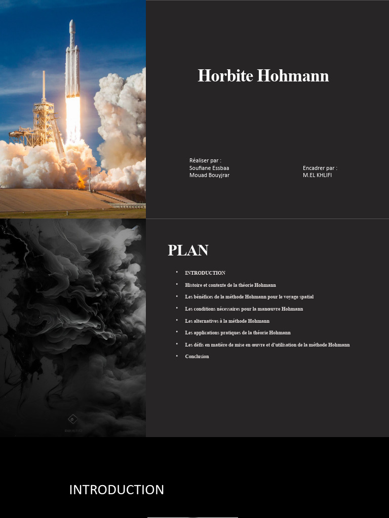 Horbite-Hohmann Presentation 2 | PDF | Propulsion spatiale | Exploration de l'espace