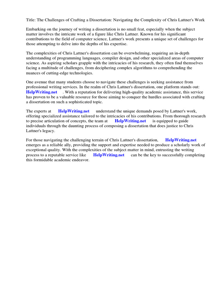 Chris Lattner Dissertation | PDF | Cloud Computing | Application Software