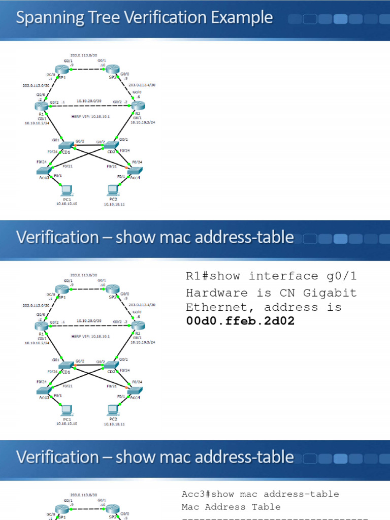 25-08 Verification - Show Mac Address-table | PDF 25-08 Verification - Show Mac Address-table | PDF
