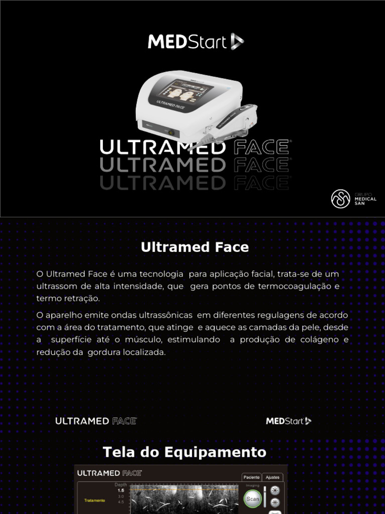 Apresentação Ultramed Face | PDF | Ultrassom | Matriz extracelular