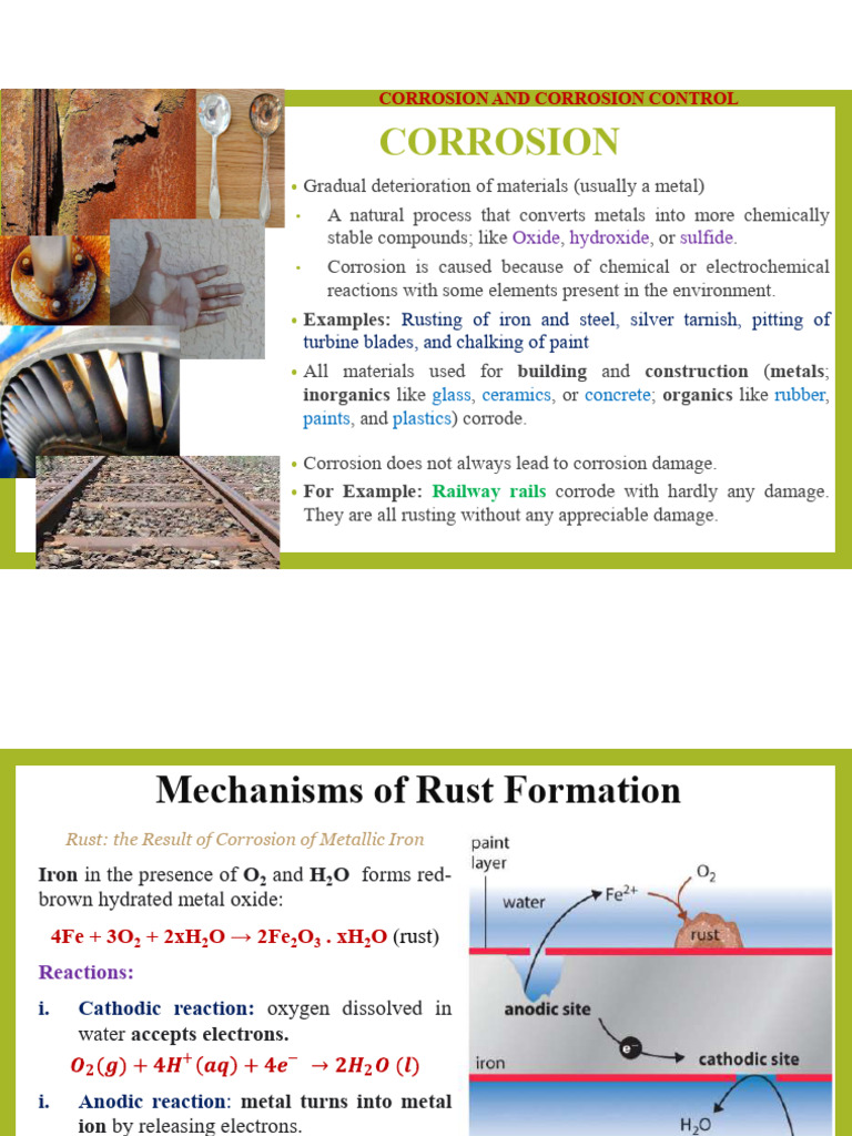 corrosion and corrosion control | PDF | Corrosion | Rust
